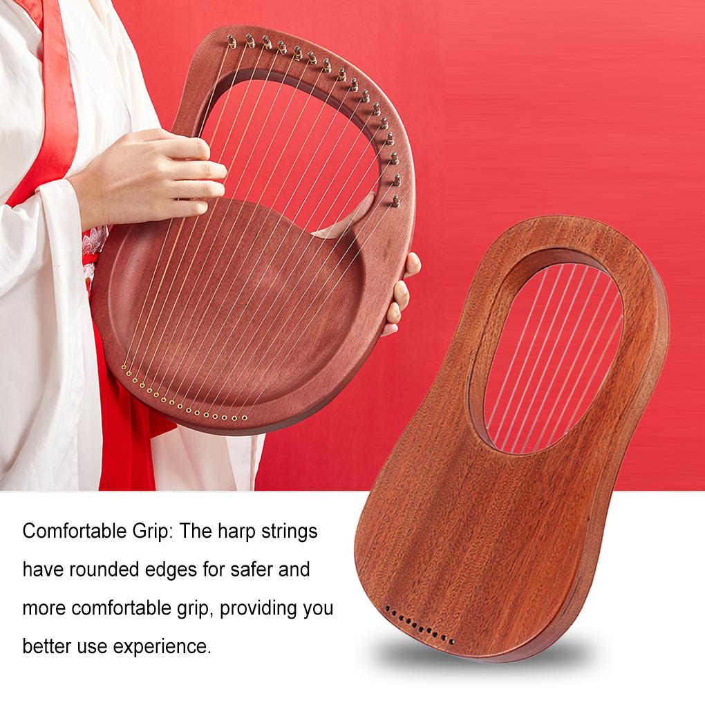 Cheap 10 Strings Lyre Harp Piano Learners Beginners Practice String ...