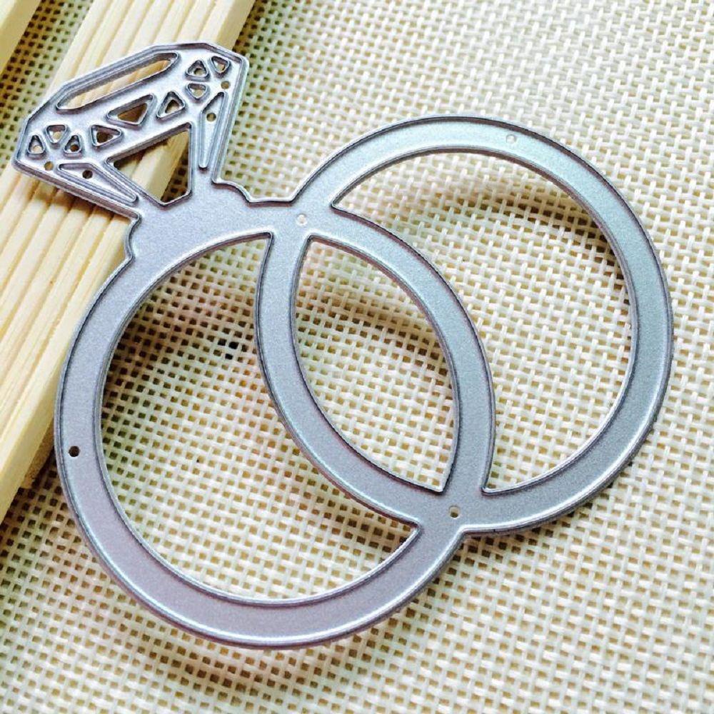 Buy DIY Envelop Cut Dies Marriage Diamond Ring Cutting at affordable ...