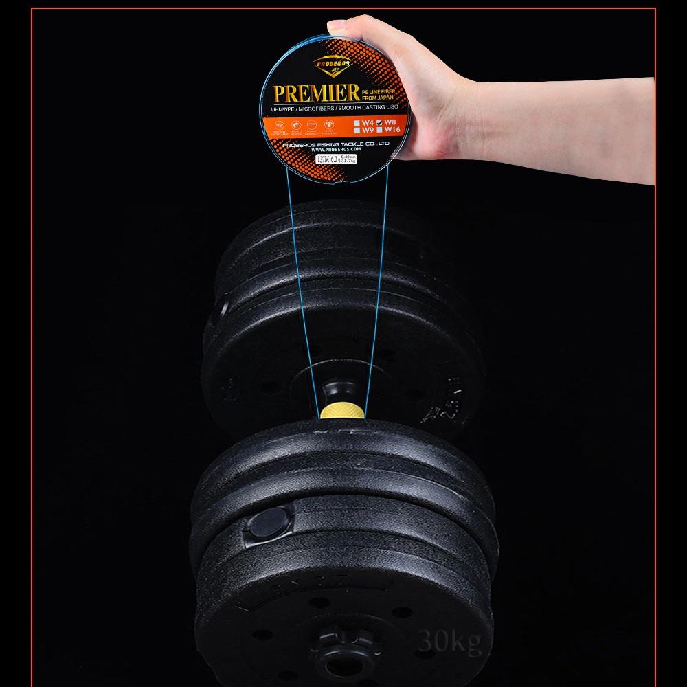 Buy PRO BEROS 8 Braided 100m Ample Power PE Fishing Line 5-color PE ...