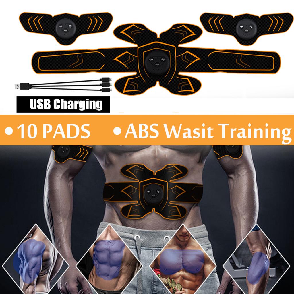 Buy Abdominal Muscle Stimulator Trainer EMS Abs Fitness Equipment ...