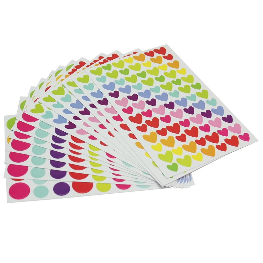 Buy 12 Pcs Multicolor DIY Stickers Albums Photo Journal Scrapbook ...