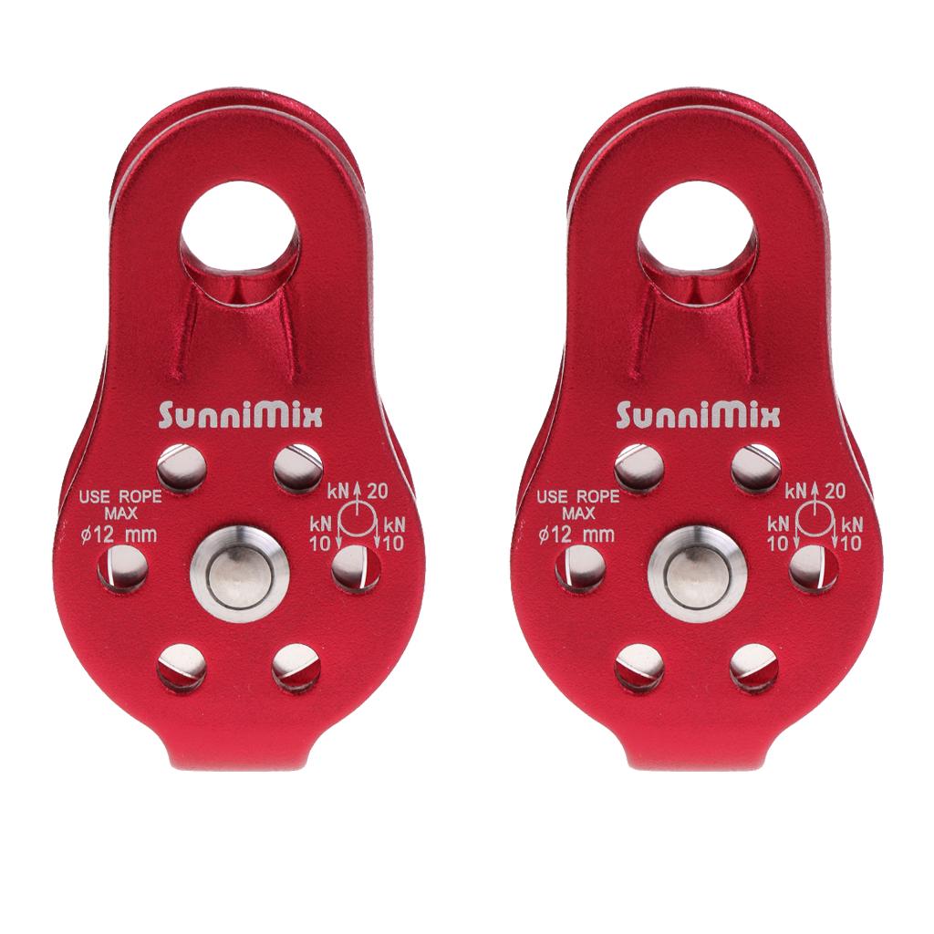 20kN Fixed Side Pulley For Climbing Climbing Pulley Use Climbing Pulley ...