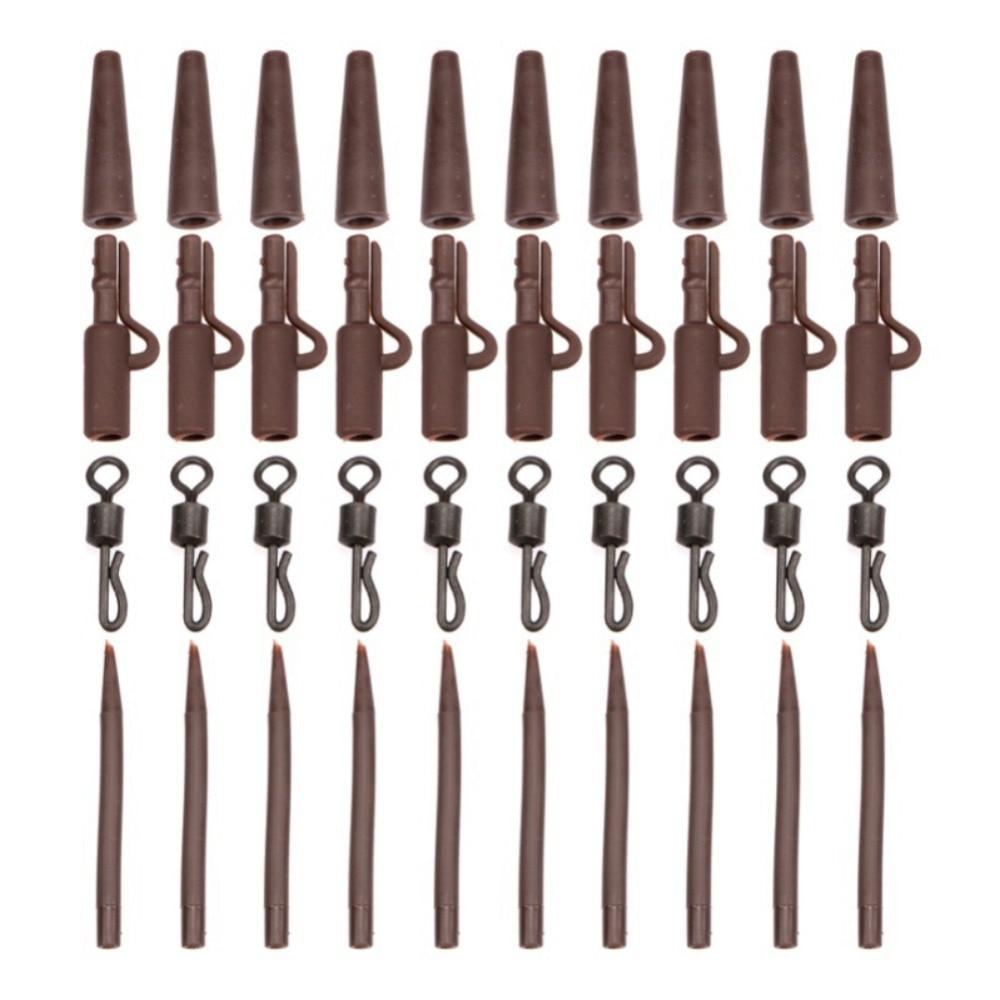 Buy 40 Pcs/Set Carp Fishing End Tackle lead clips Quick Change swivels ...