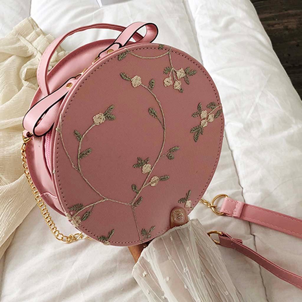 Buy Women's Fashion Lace Fresh Handbag Crossbody Bag Solid Color Small ...