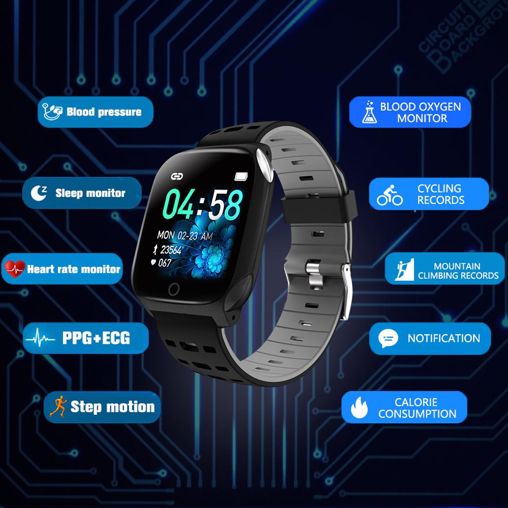 Buy F16 Color Screen Smart Watch Sleep Monitoring Waterproof Sports ...