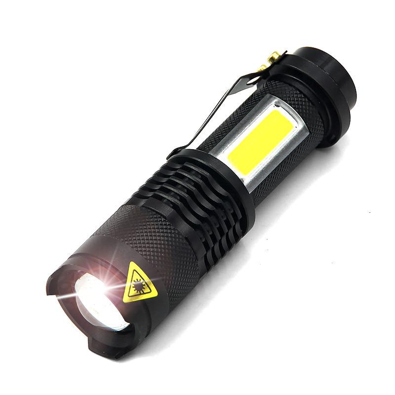 Buy Super Bright Mini COB LED Flashlight XML Q5 Led Torch COB ...