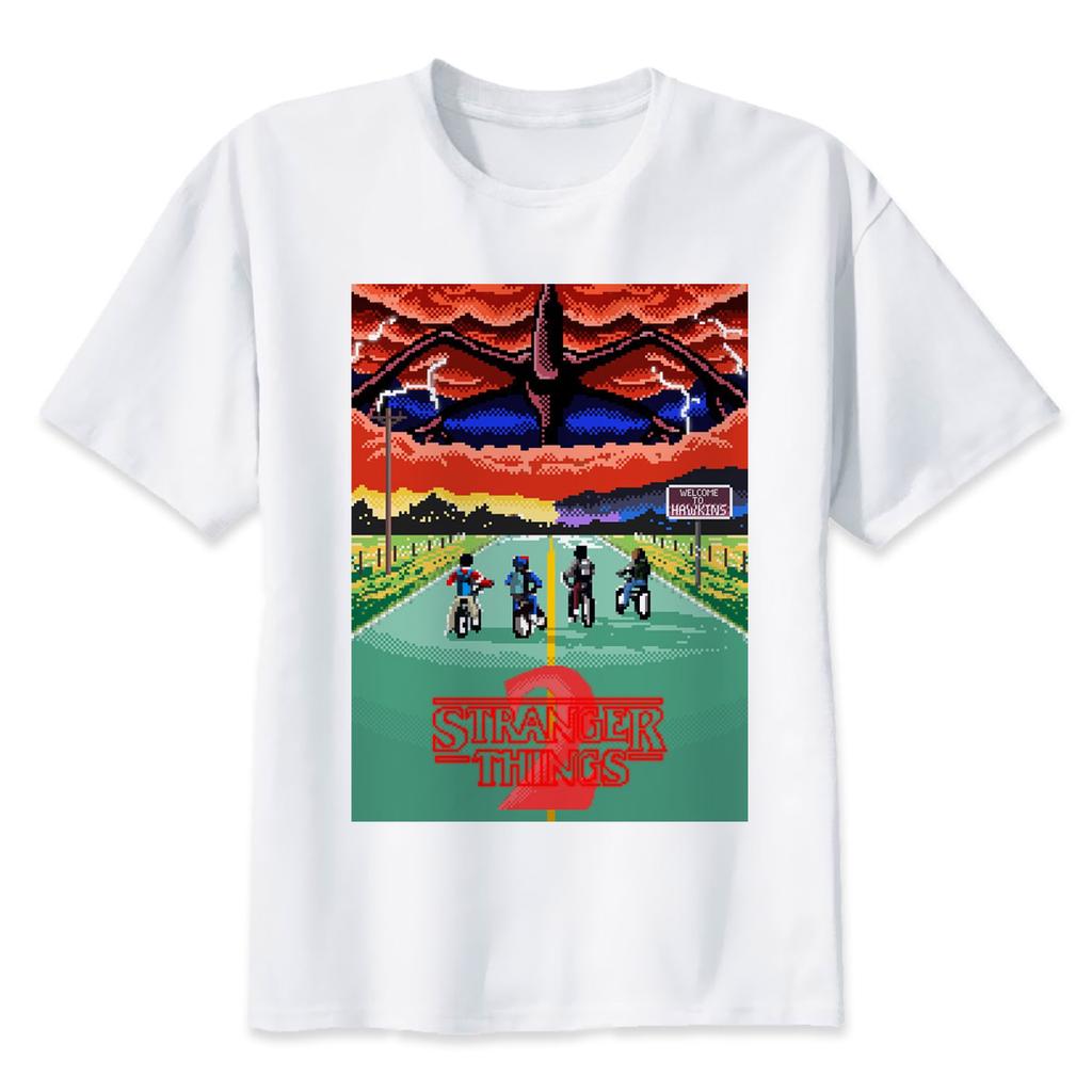 Buy Stranger Things 2 T Shirts Men Fashion O Neck Top Tee Shirt Men Hip ...