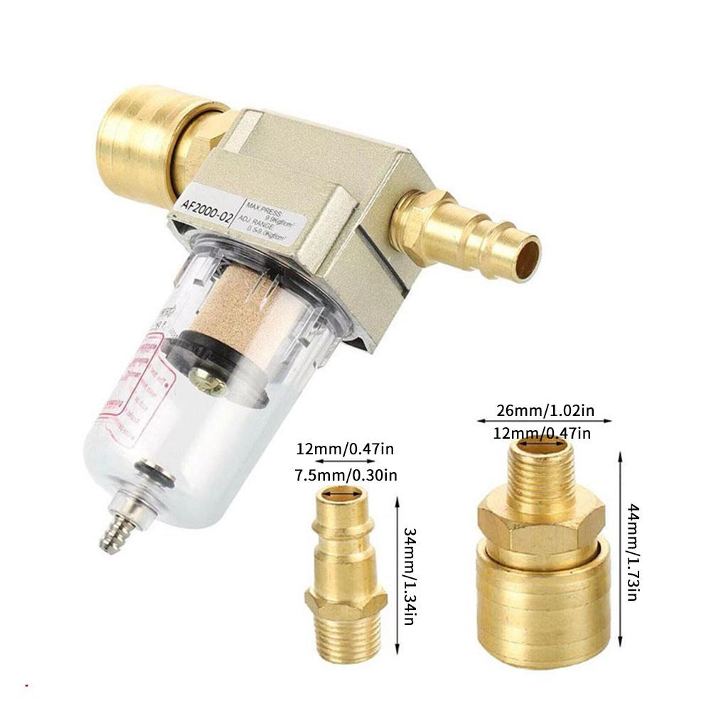 Buy AF2000-02 BSP Oil Water Separator Air Filter Regulator Moisture ...