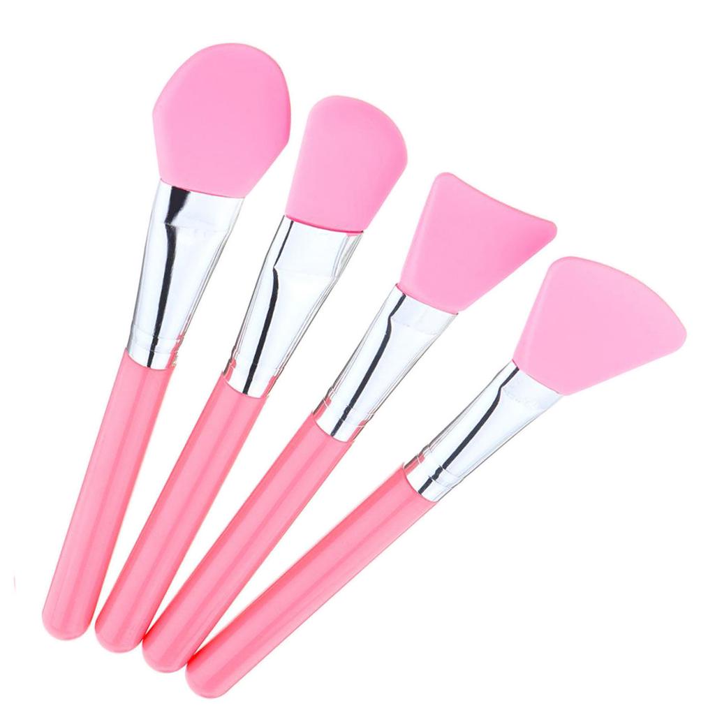 Buy 4x Silicone Soft Face Mask Brushes Mud Mask/Body Lotion Applicators ...