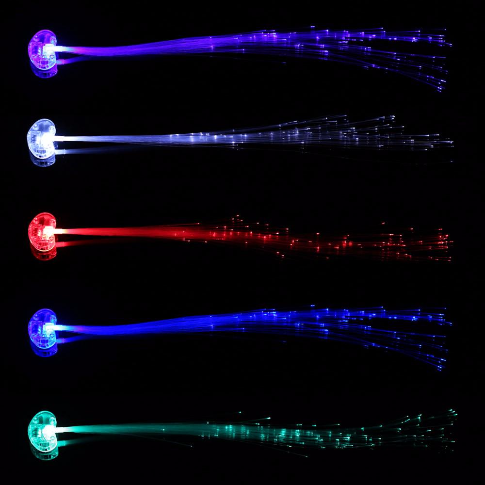 Buy LED Wigs Hair Styling Tool Party Decoration Ligth Up Show Glow In ...