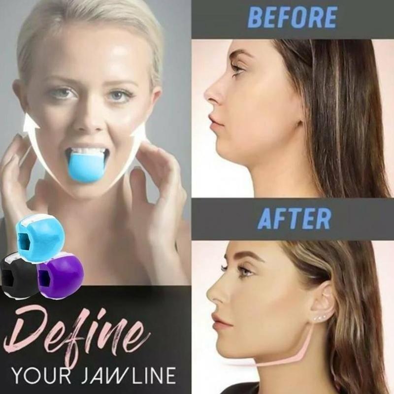Jaw Trainer Face-lift Artifact Facial Muscle Chew Device Face and Neck ...