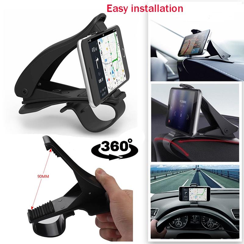 Buy 360 Degree Rotatable Dashboard Mobile Phone GPS Mount Holder Stand ...