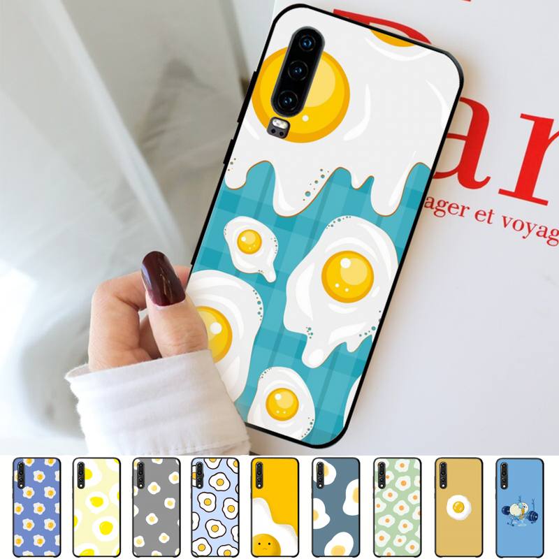 Kaufe Cartoon eggs Phone Case for Huawei P30 40 20 10 8 9 lite pro plus ...