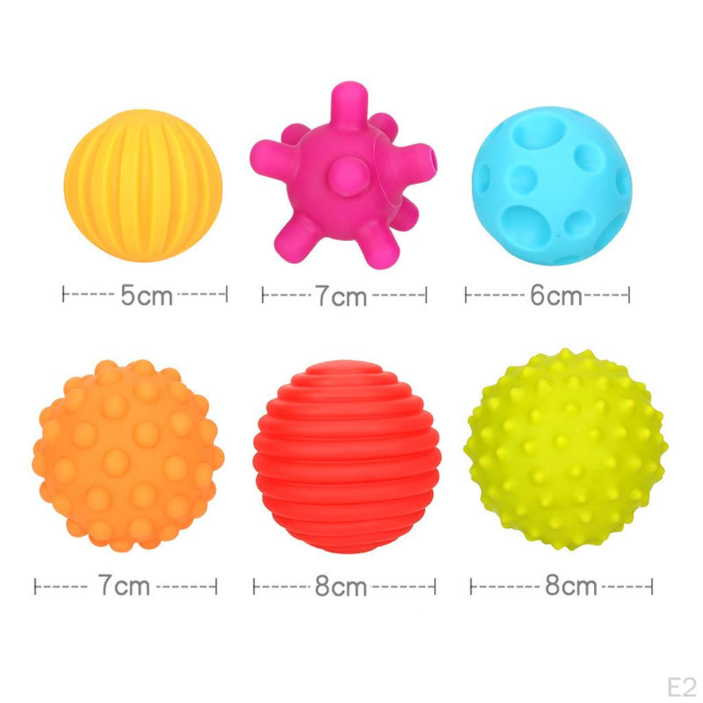 Buy Baby Textured Balls TPU Children Massage Grasping Skills Gifts at ...