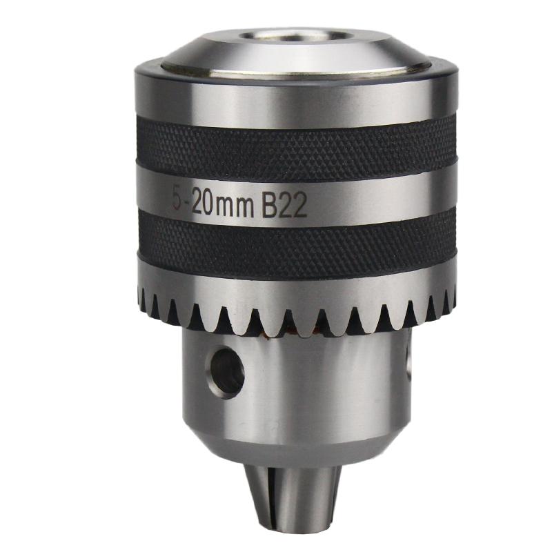 Buy Heavy Duty 5-20MM Drill Chuck With Key Taper Mount B22 Power Tool ...