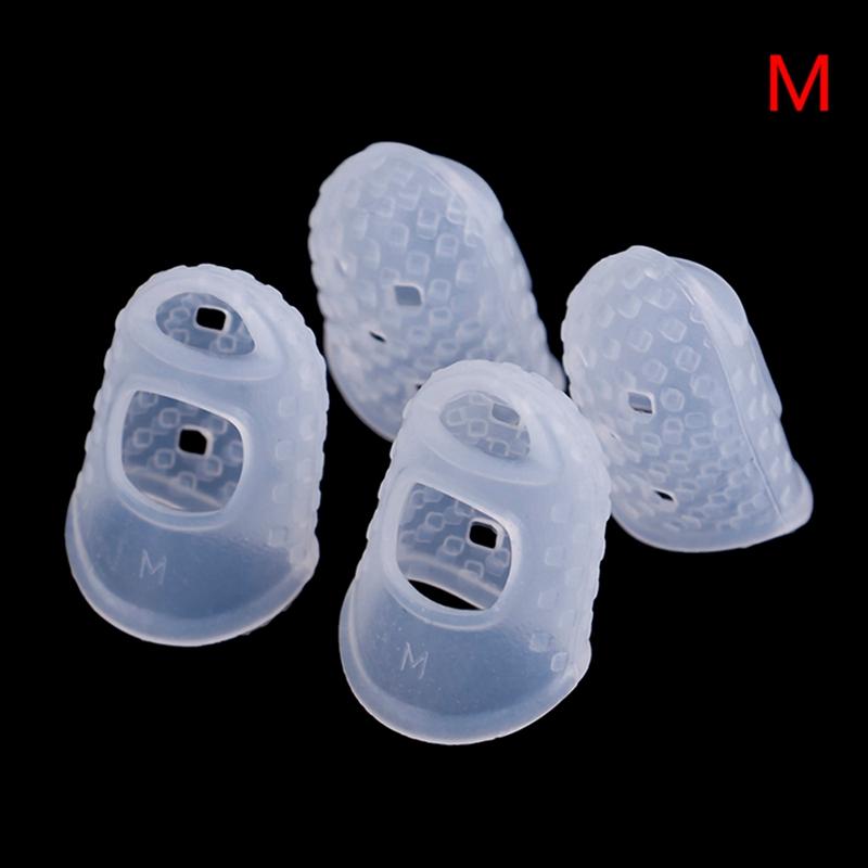 Buy Guitar Fingerstall Silicone String Finger Guard Protection For ...