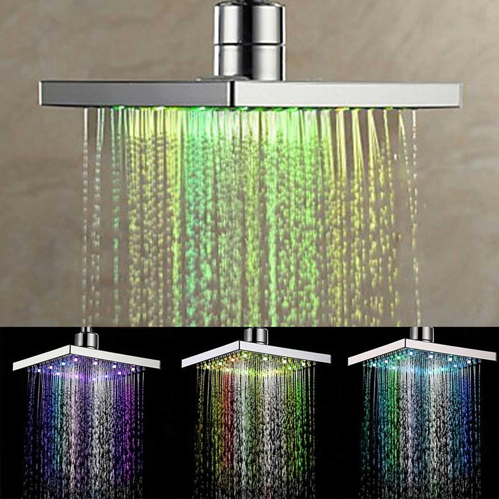 Buy Molihua Colorful Head Home Bathroom 7 Colors Changing LED Shower ...