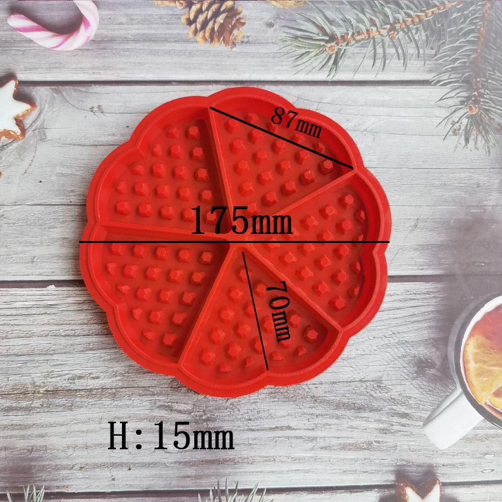Cheap Waffle Silicone Mold DIY Square Love Waffle Making Tool Practical ...