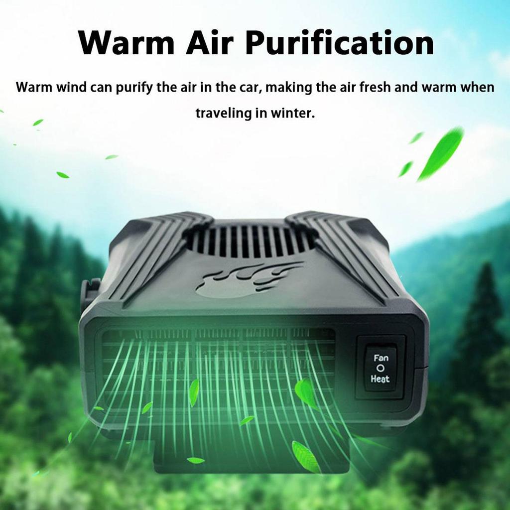 Buy 12V/24V Car Heater 300W Potable Auto Heater Defroster Fan Defroster ...