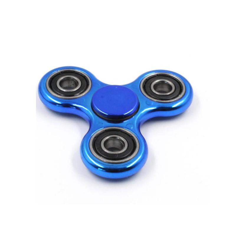 Three-leaf gold-plated fingertip gyro decompression manual rotator ...