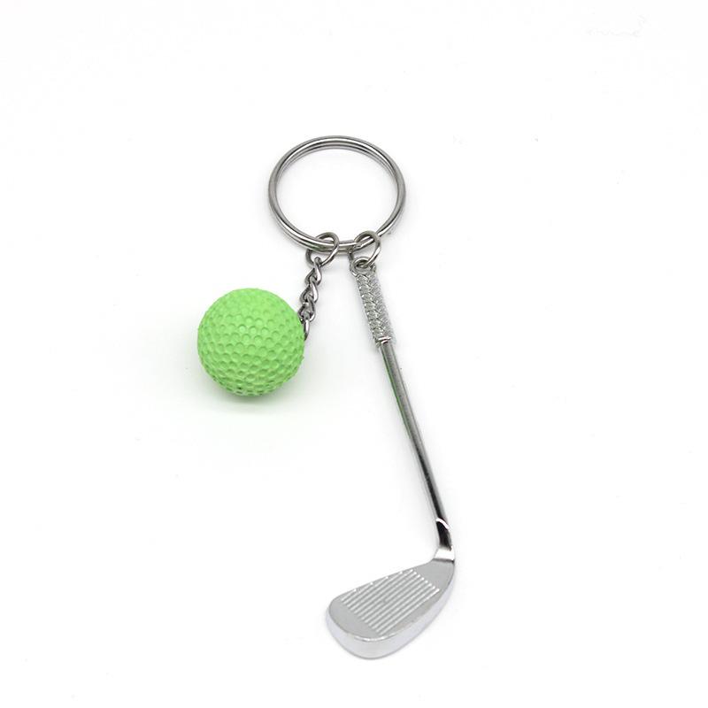 Buy Creative Golf Keychain Mini Golf Ball Pendant Key Chain Keyring For ...