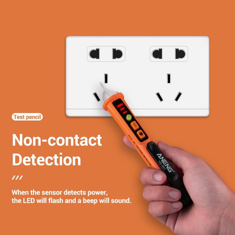Buy AC 12V-1000V Voltage Tester Pen Non-Contact Volt Detector Stick ...