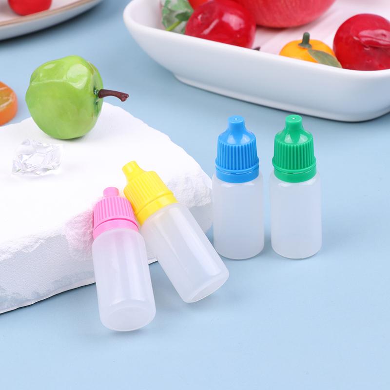 4Pcs 10Ml Mini Transparent Plastic Squeeze Dripper Bottle Kitchen ...