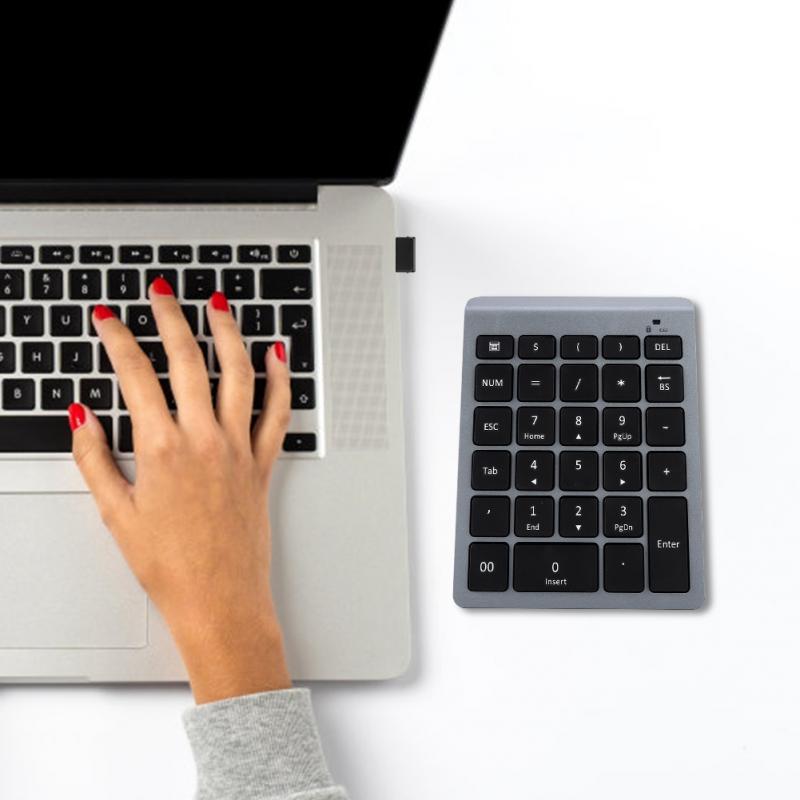 28 Keys 2.4G Mini Numpad Wireless Numeric Keypad Small Keyboard - buy ...