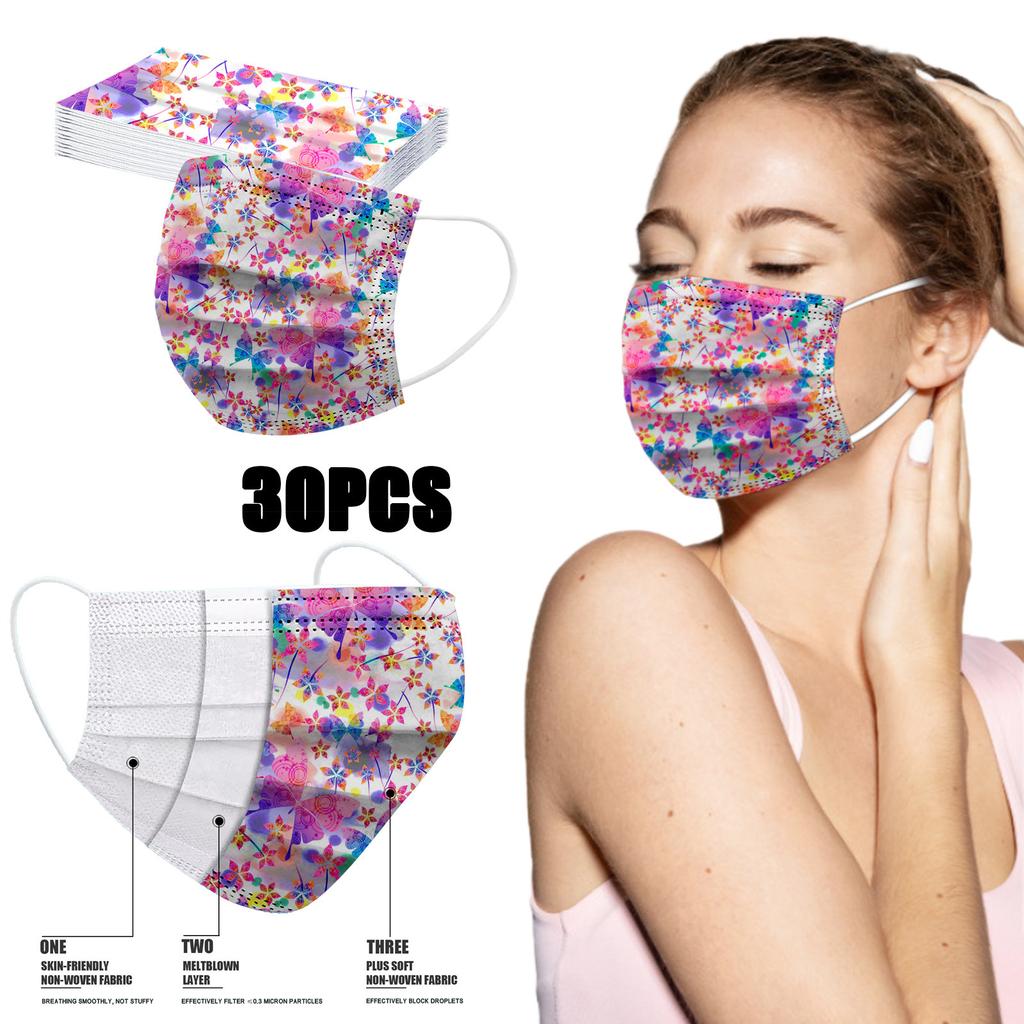 Satın alın Adult Fashion Camouflage Disposable Mask Protection ...