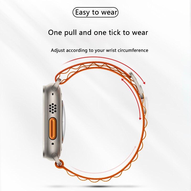 Buy Alpine Loop for Apple Watch Ultra Strap 49mm 44mm 40mm 42mm 38mm ...