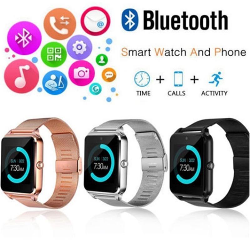Buy Bluetooth Smart Watch Men Women Wrist Smartwatch Support SIM TF ...