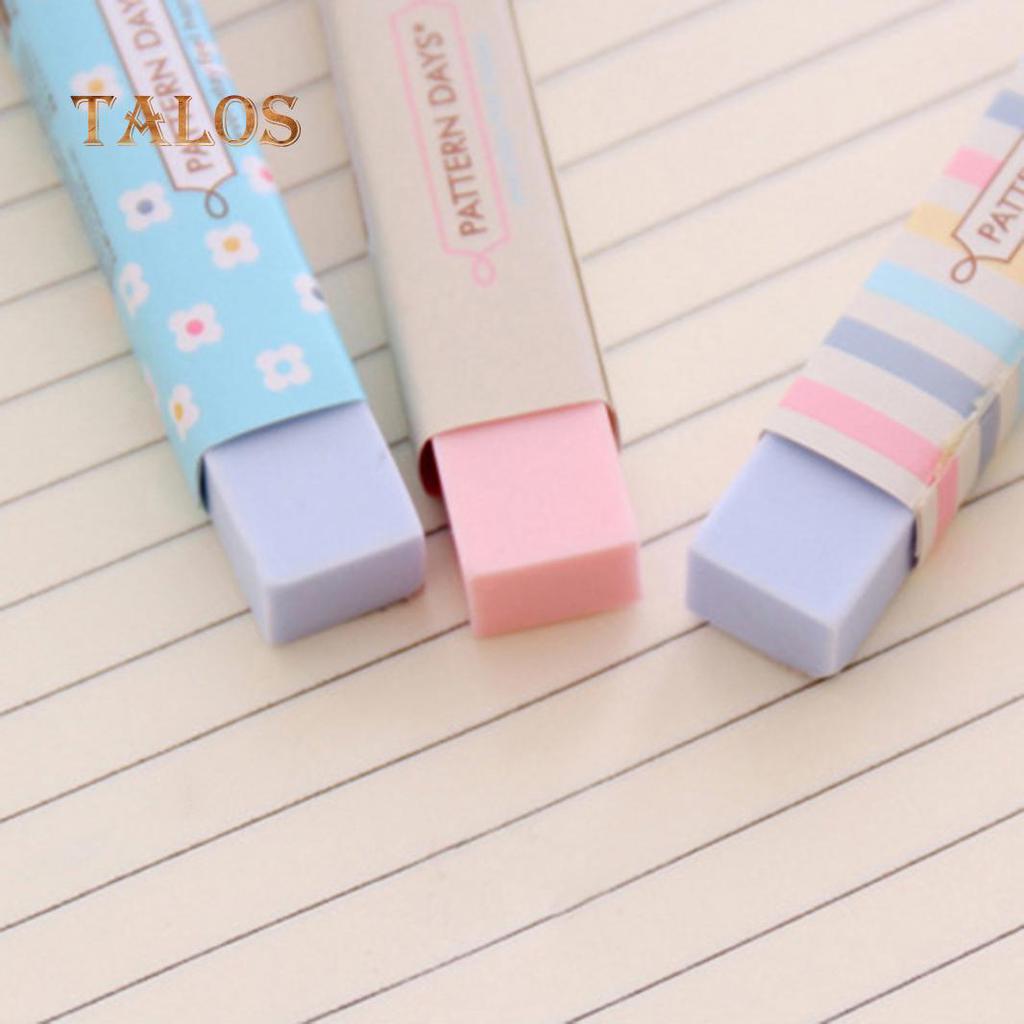 2Pcs Kawaii Cartoon Flower Rubber Erasers Colored Student Gift School ...