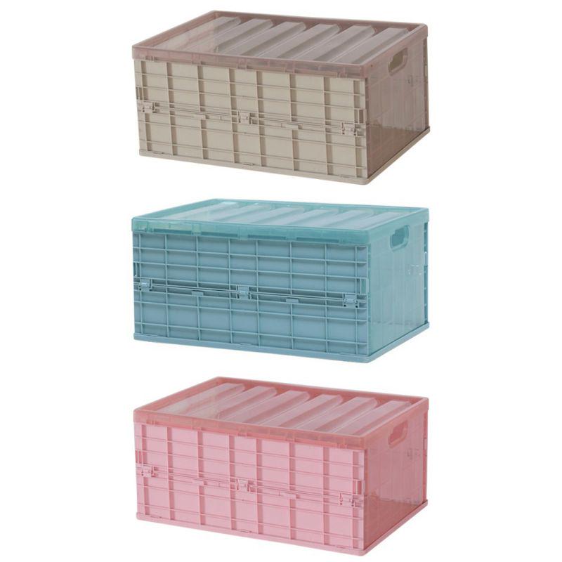 Buy Folding Storage Case with Lid, Waterproof Thick Collapsible ...