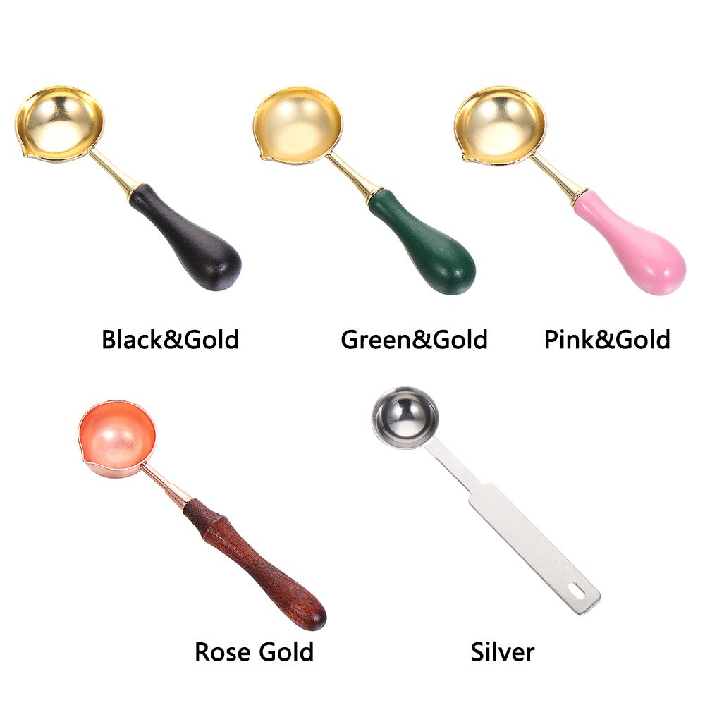 Vintage Craft Envelope Wedding Dissolve Wax Spoon Melted Spoons Sealing ...