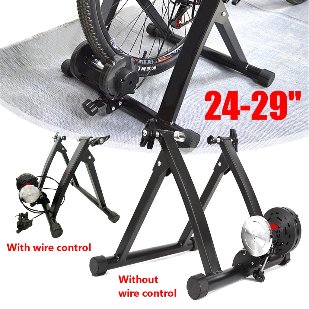 Buy 150KG 24-29" Foldable Bike Trainer Stand Cycling Trainer Stand Magnetic Bicycle Stationary ...