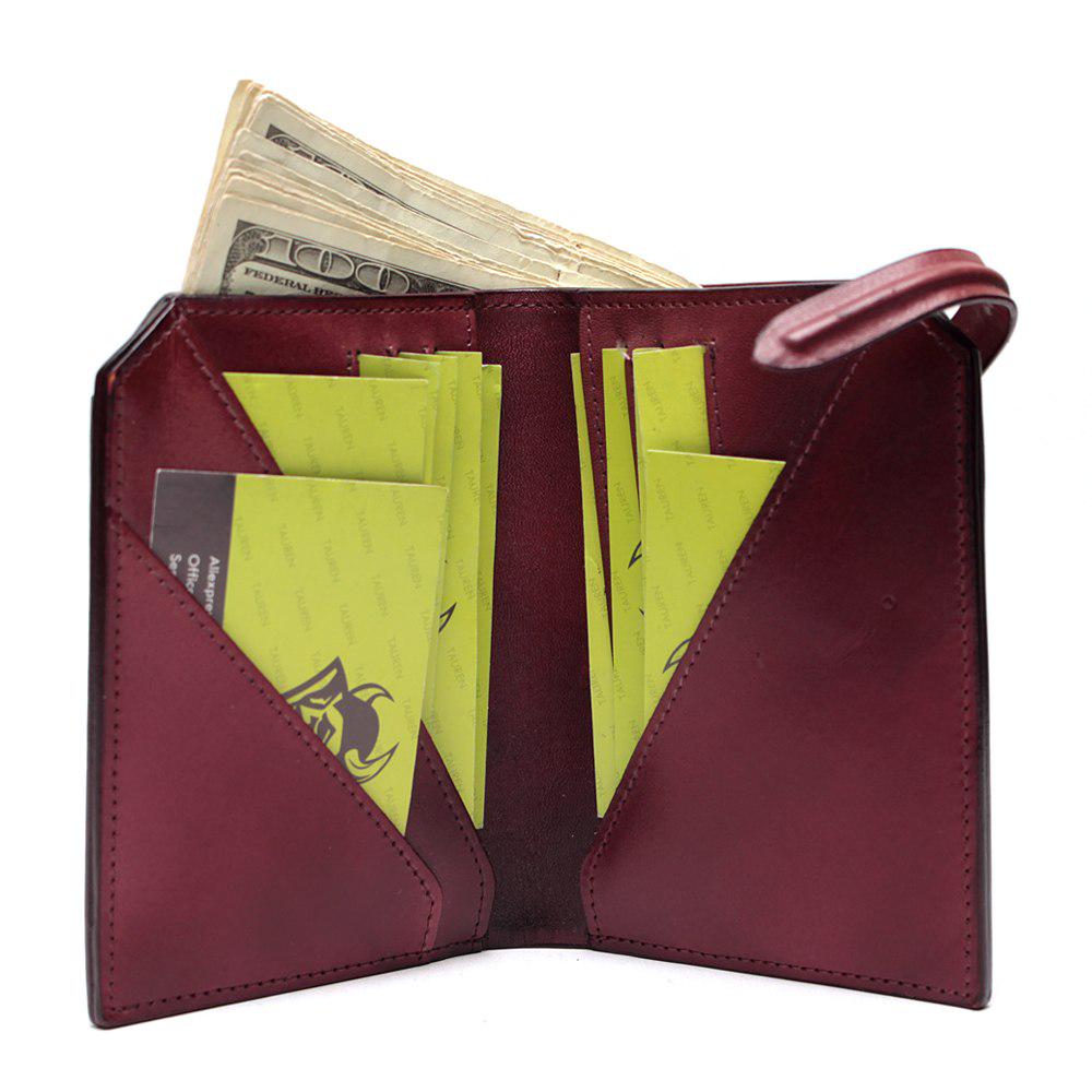 Buy Limited Edition Full Leather Wallet Original Design Dip Dye Genuine ...