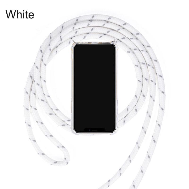 Buy Transparent Soft TPU Cell Phone Case With Lanyard Neck Strap Rope ...