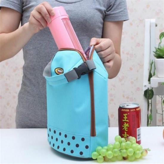 Buy Hand Carry Zipper Cooler Lunch Picnic Bag Warmer Insulated Box at ...