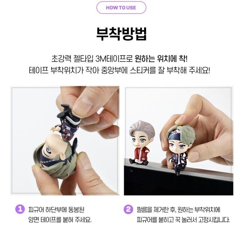 Buy BTS TinyTAN MIC Drop Characters Monitor/Desktop Mini Figures at affordable prices — free ...