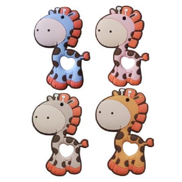 Cartoon Tier Giraffet Silikon Perlen Baby Beißer Backenzahn Schnuller ...