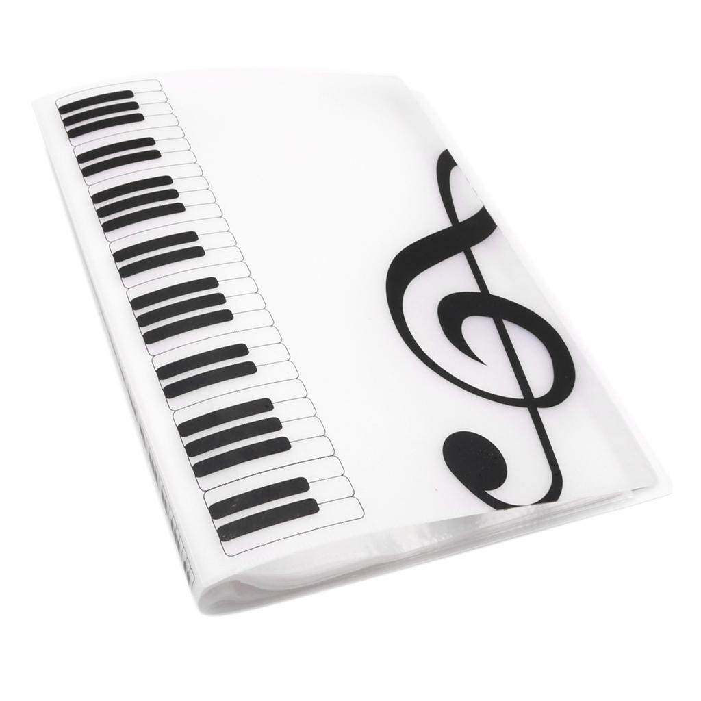 Music Sheet File Paper Documents Storage Folder Holder Plastic A4 Size ...