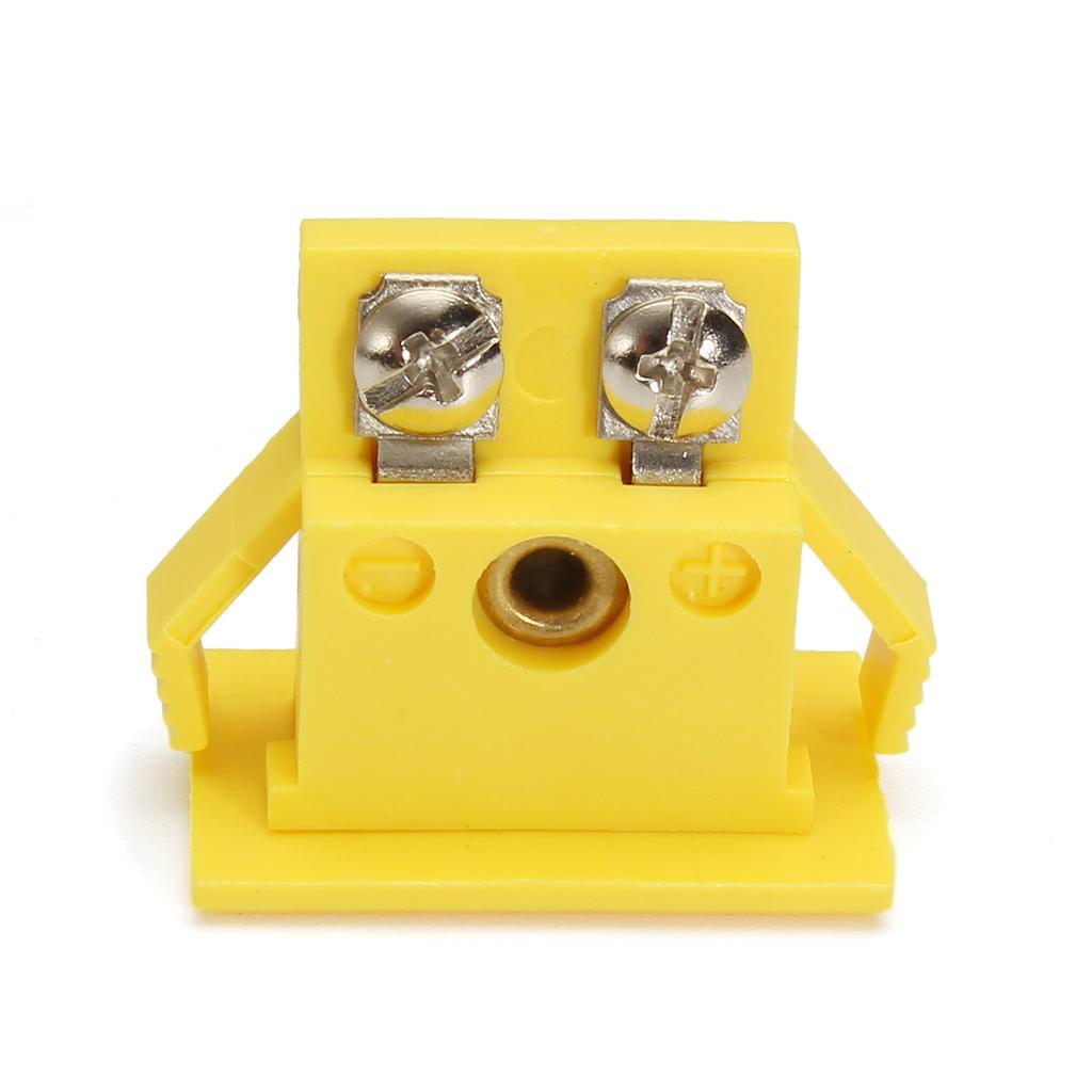 Buy Yellow Plastic Shell K Type Panel Mount Thermocouple Socket & Plug ...
