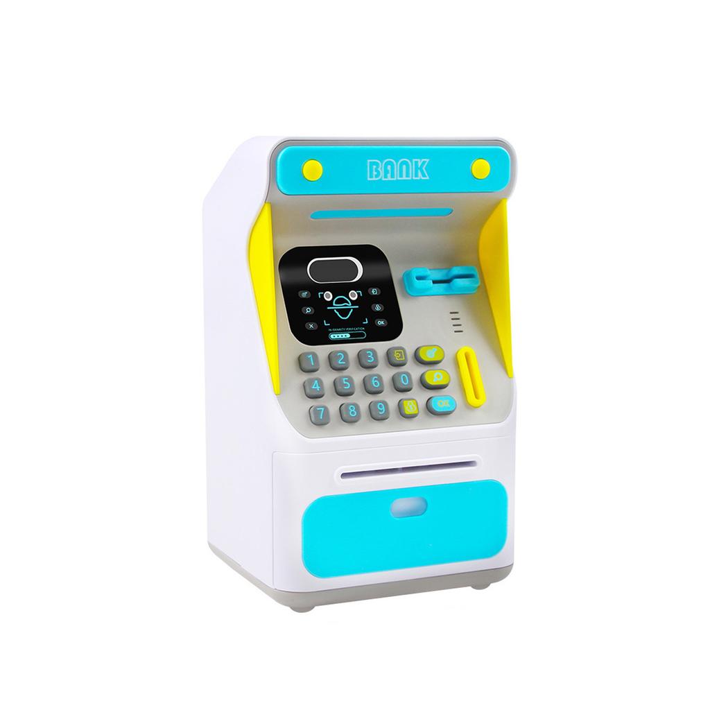 ATM Savings Bank Personal ATM Cash Coin Money Savings Bank Pink Machine ...