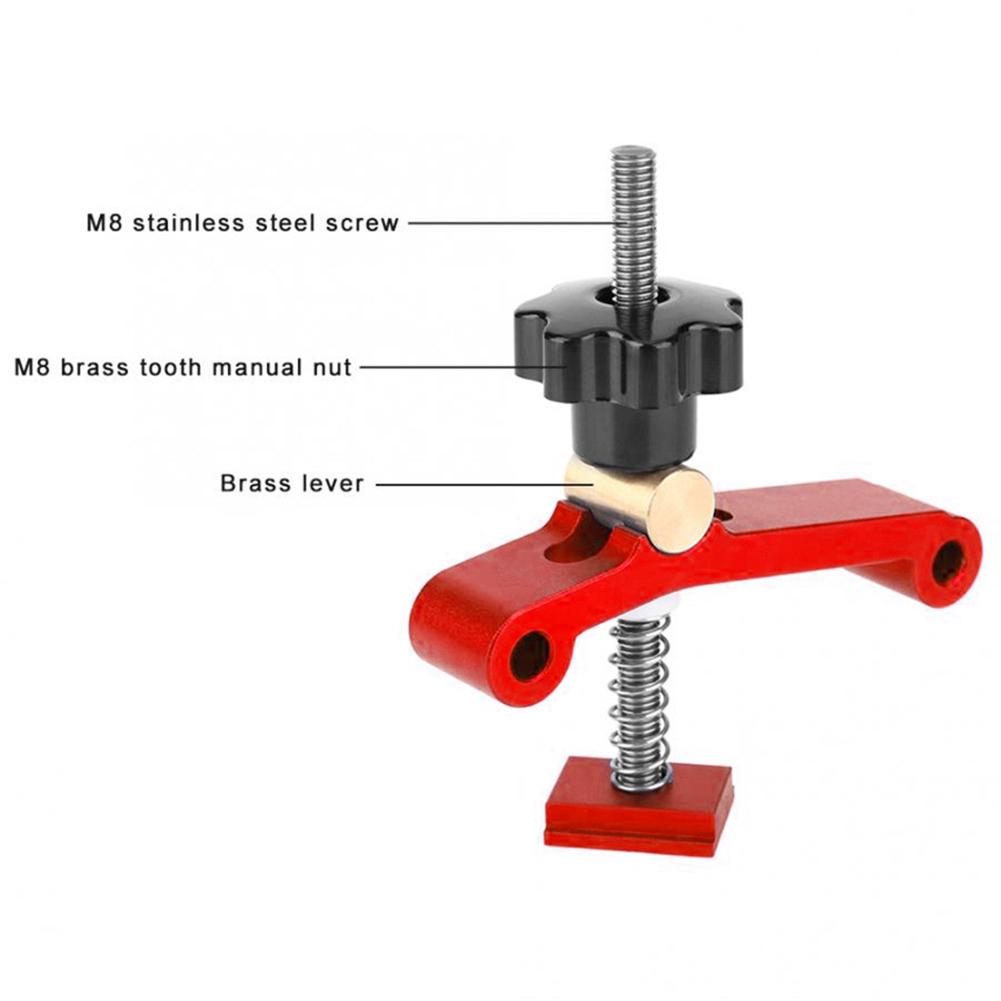 Buy Platen Miter T Track Clamping Blocks M8 Screw Quick Acting Hold ...