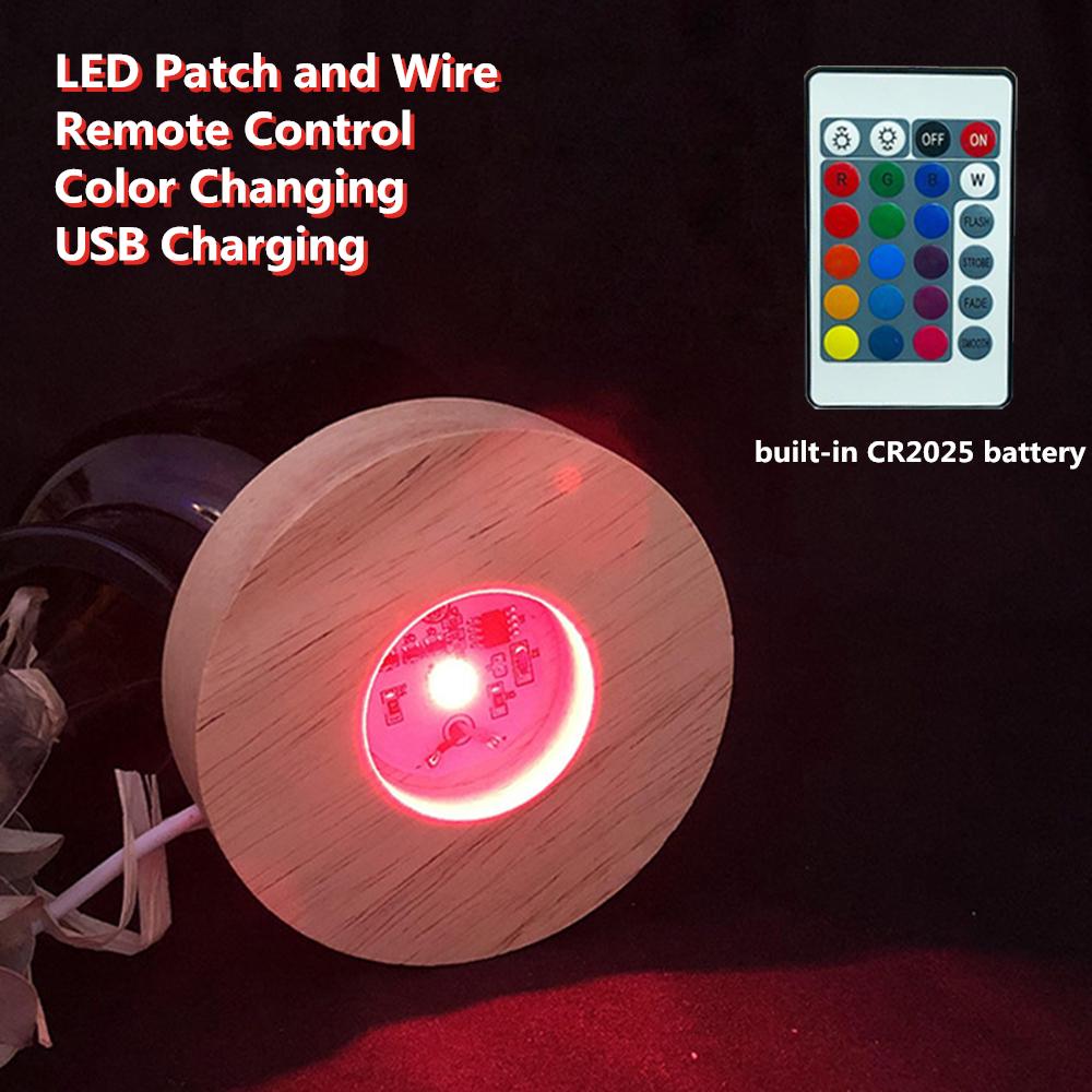Buy Art Sphere Wooden Lighted Base Stand Epoxy Casting Silicone Molds ...