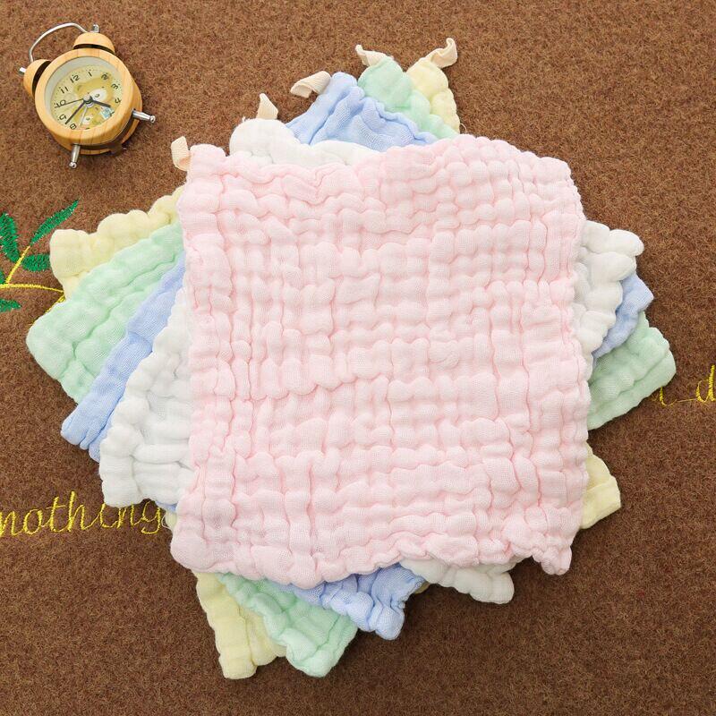 1 PCS 6-layer Washed Gauze Triangle New Born Baby Stuff Bath Kids Cute ...