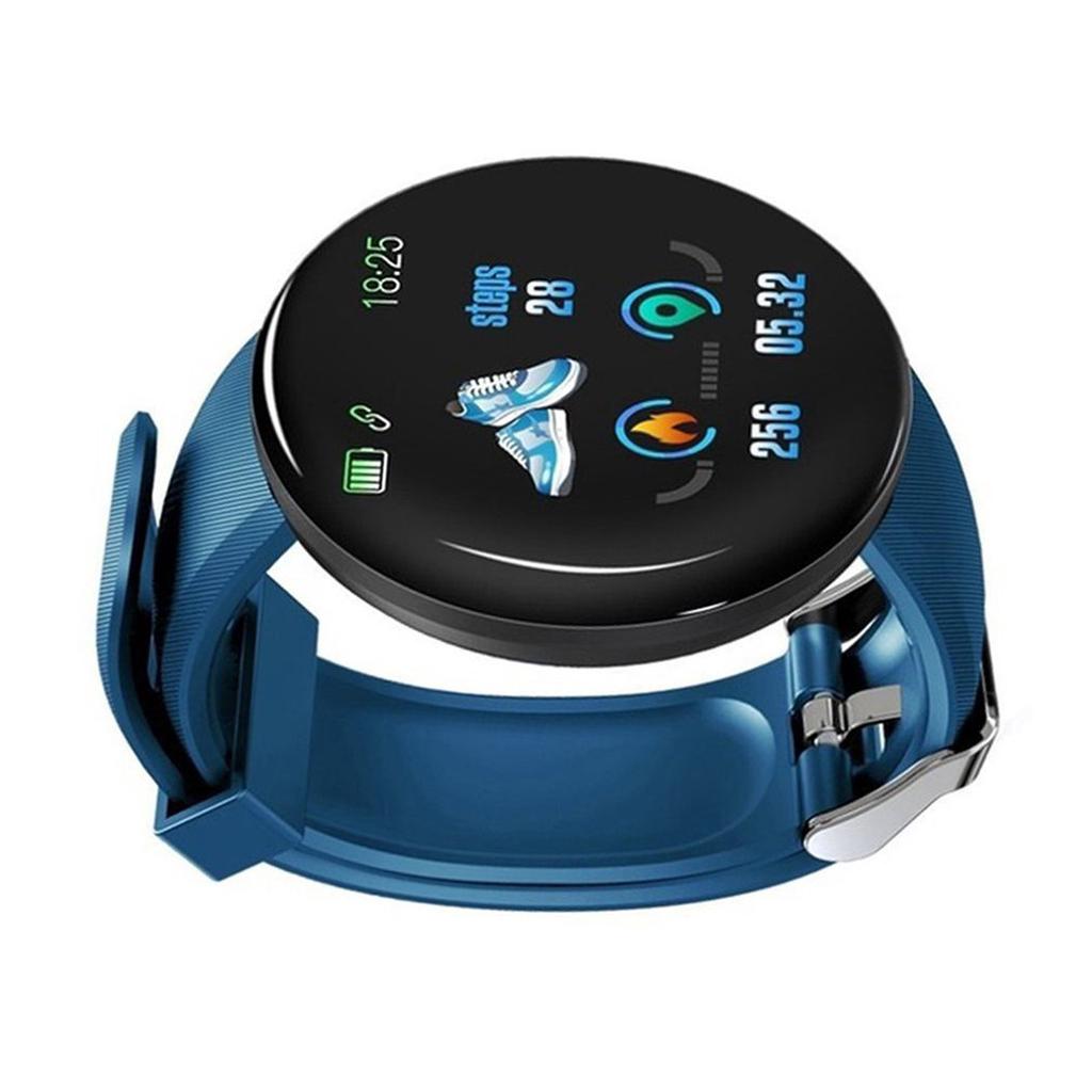 Buy D18 Smart Bracelet Band Measuring Pressure Pulse Meter Watch ...