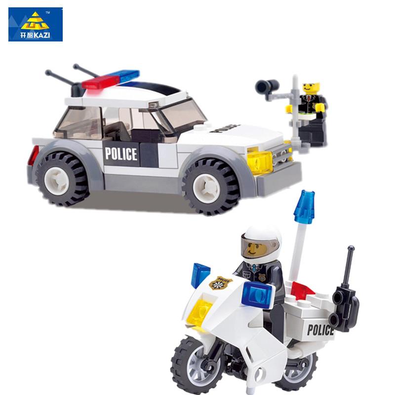 Buy 99PCS City Police Patrol Car and Motorcycle Blocks Bricks ...