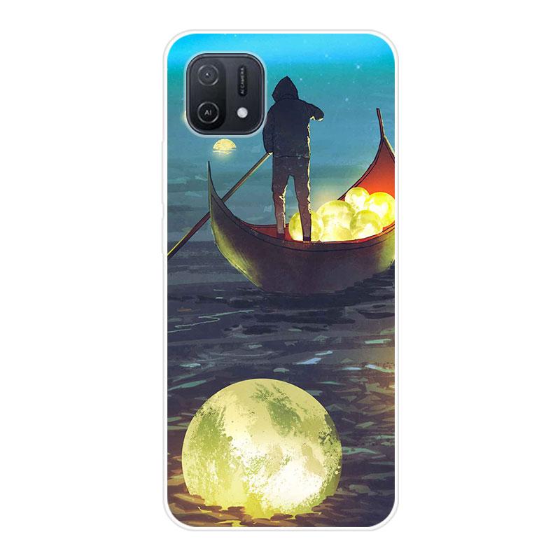 For OPPO A16K Case Soft Silicone For OPPO A16K Casing Painted TPU Back ...