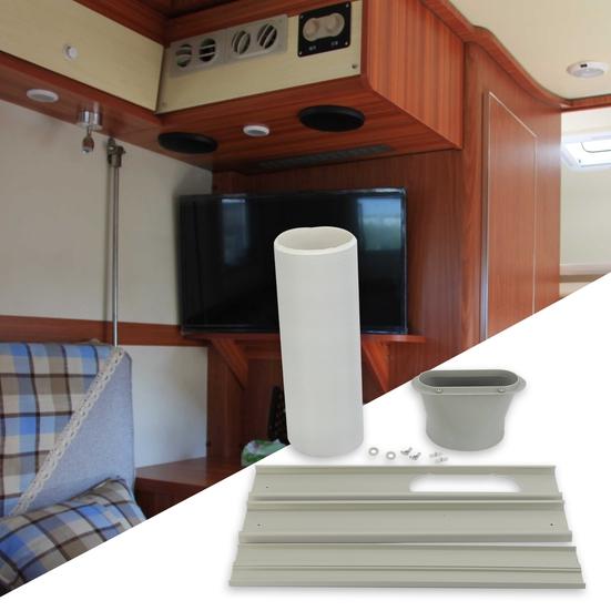 Buy 7Pcs/Set Window Slide Kit Multipurpose Adjustable PVC Portable Air ...